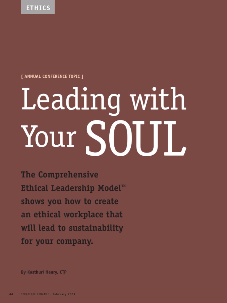 Leading With Your Soul | PDF | Leadership | Mentorship