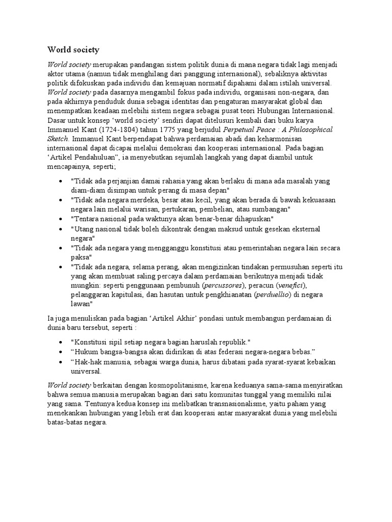 World Society Dem | PDF | Politik