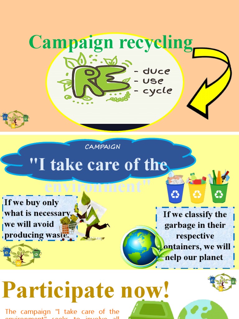 Recycling Campaign and Poster | PDF | Recycling | Waste