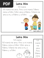 Lectura Comprensiva Letra M | PDF