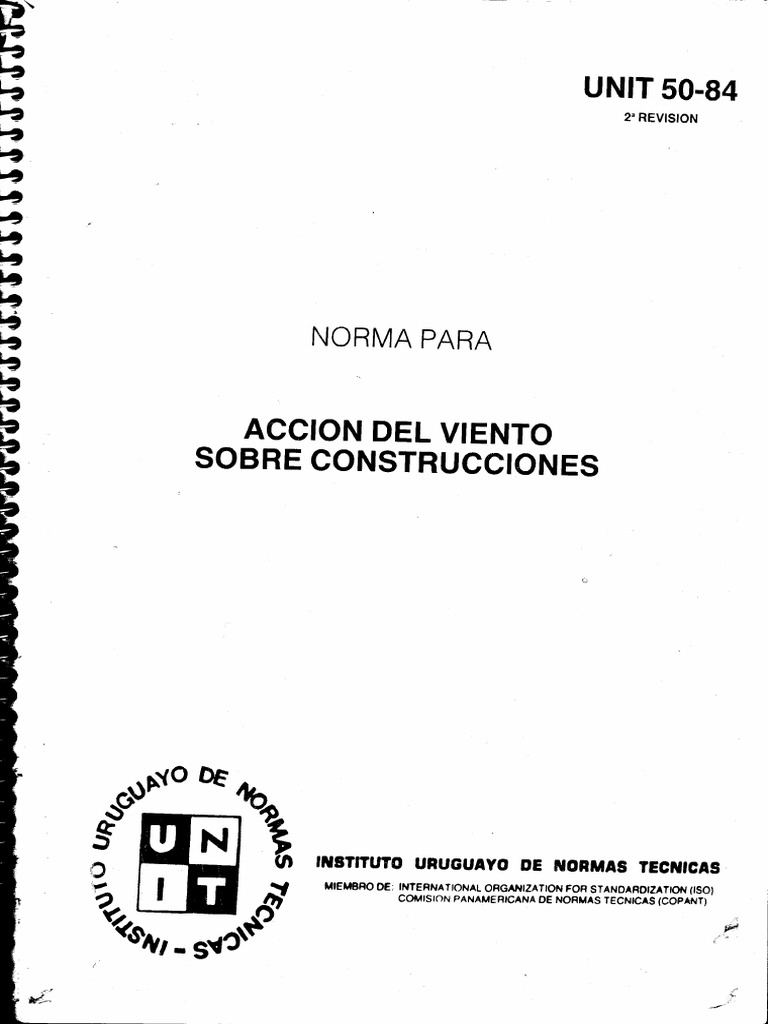 Norma UNIT 50-84 Accion Del Viento Sobre Construcciones | PDF