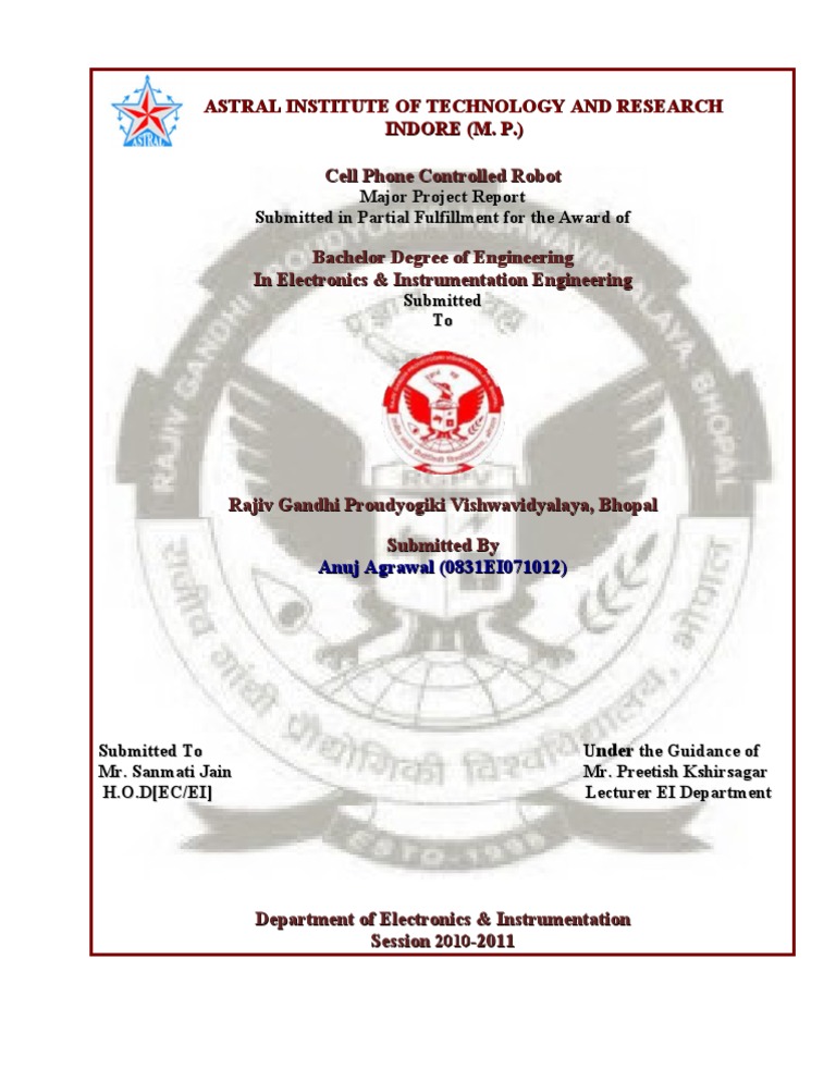 FRONT PAGE Major Project