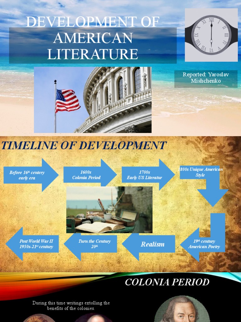 Evolution of American Literature | PDF | American Literature | Writing