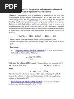 Standardization of HCl with Na2CO3 | PDF | Sodium Carbonate ...