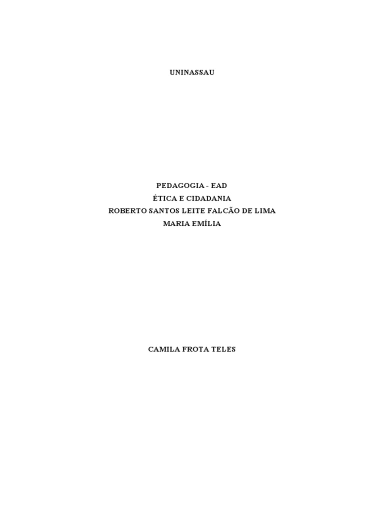 Etica E Cidadania Pdf