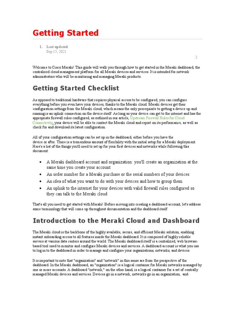 Getting Started | PDF | Computer Network | Cloud Computing