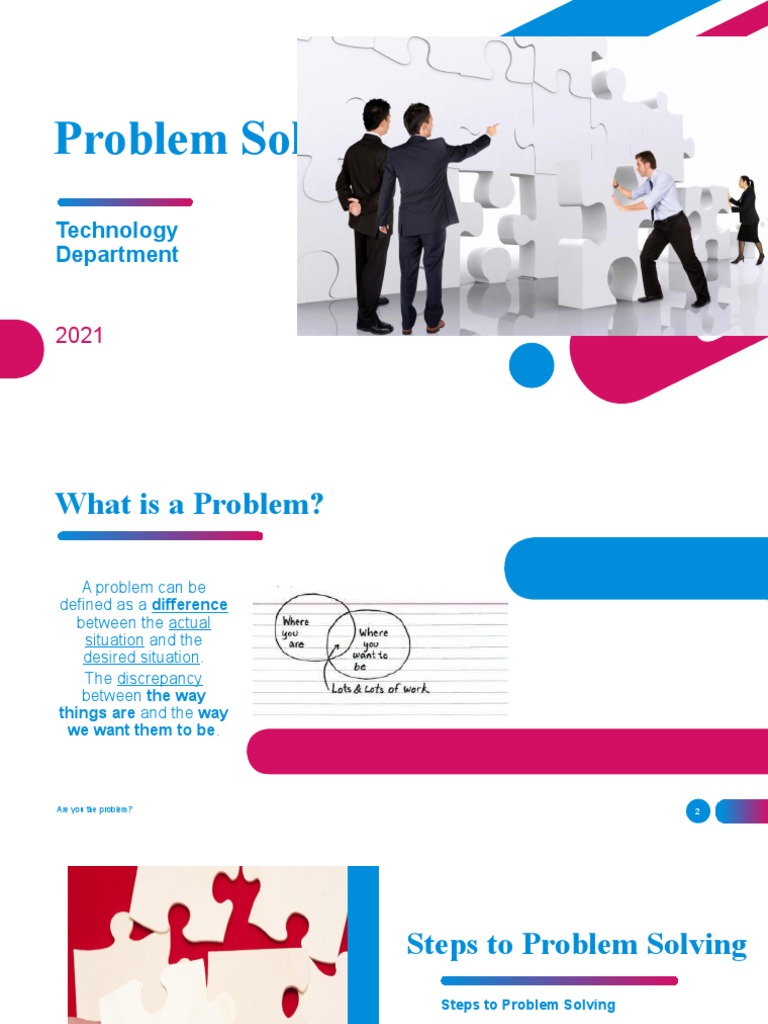 Problem Solving Presentation Pdf Algorithms Variable Computer 1104