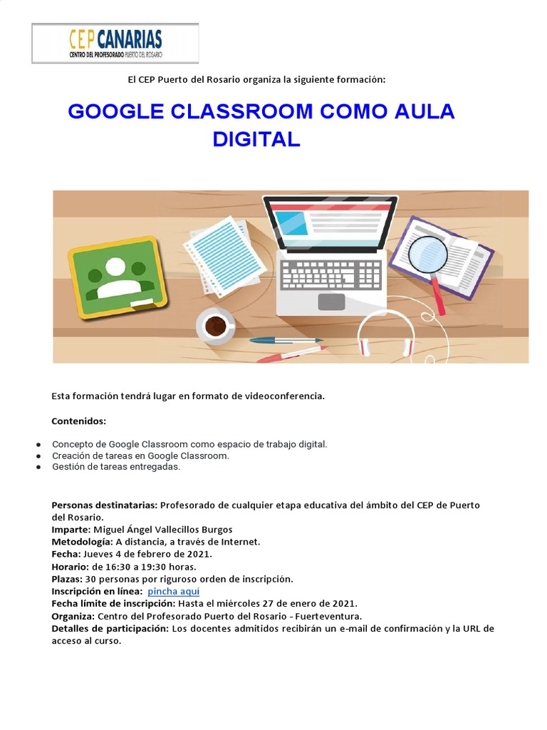 Google Classroom Como Aula Digital | PDF | Informática | ciberespacio