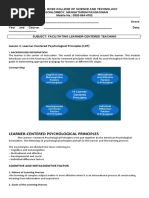 Module in ED101 Child and Adolescent Learners and Learning Principles PDF | PDF | Cognitive ...