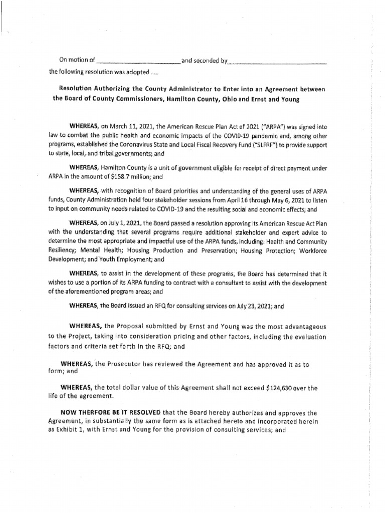 Ernst and Young Consulting Contract | PDF