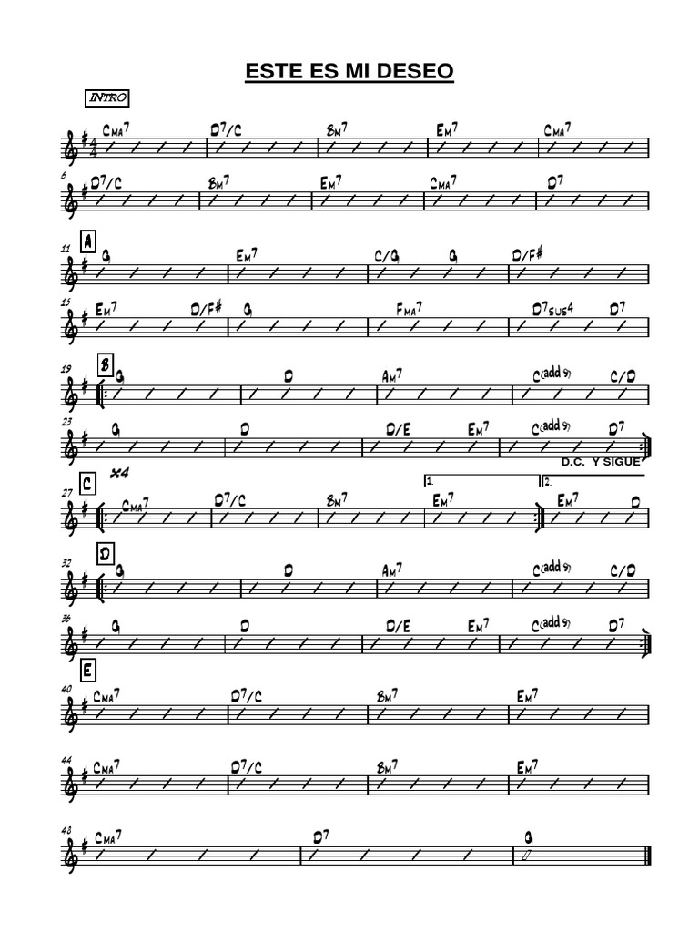 Este Es Mi Deseo | PDF