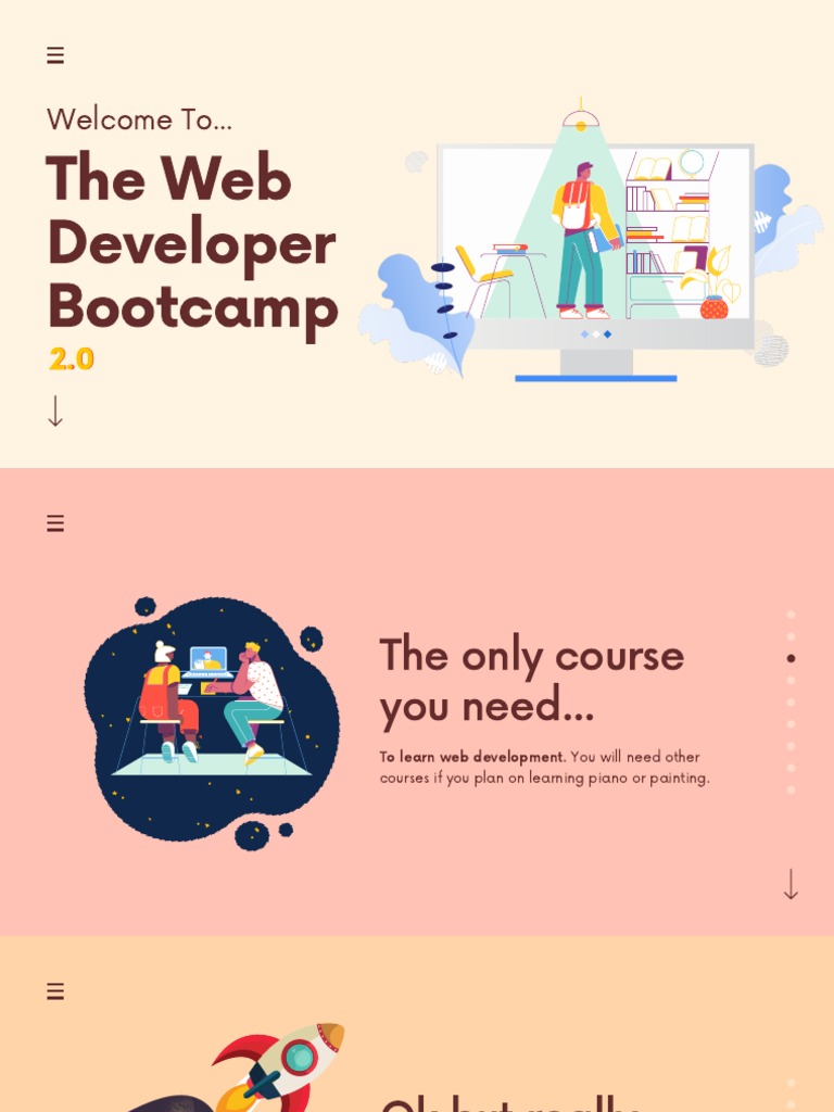 Welcome To... : The Web Developer Bootcamp | PDF | Ajax (Programming) | Java Script