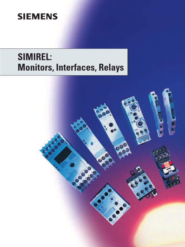 Simirel: Monitors, Interfaces, Relays | PDF | Relay | Sensor