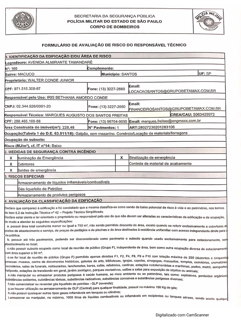 Formulario CLCB | PDF