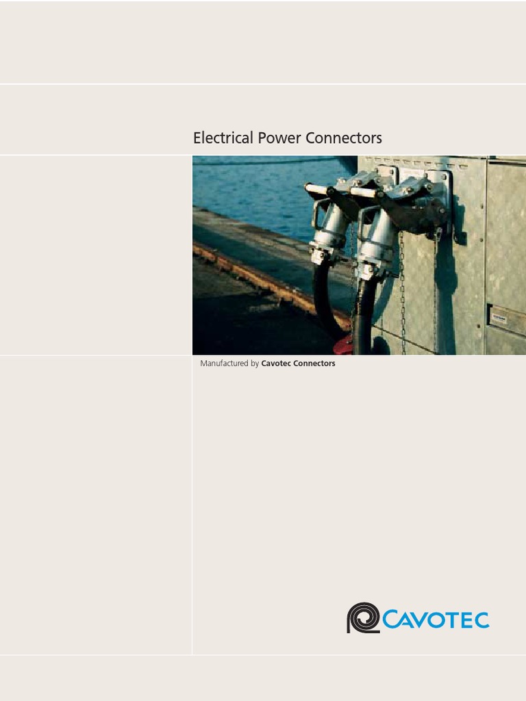 Cavotec Power Connectors | PDF | Electrical Connector | Ac Power Plugs ...