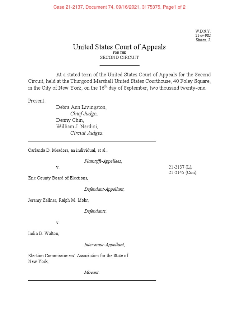 United States Court of Appeals: Chief Judge, Circuit Judges | PDF