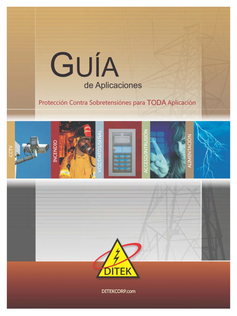 Ditek-Application Guide-ES | PDF | Relámpago | Red de computadoras