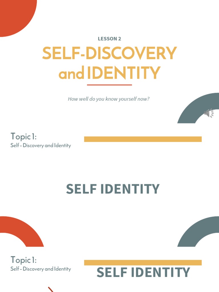 Lesson 2 - Self Identity | PDF | Identity (Social Science) | Adolescence