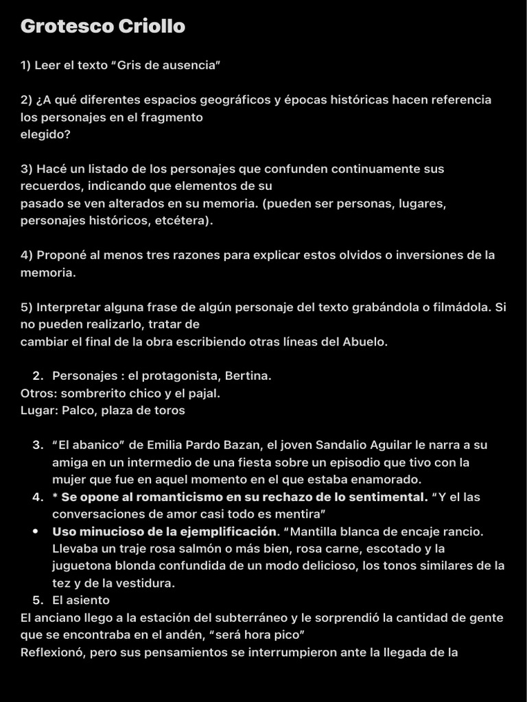 Grotesco Criollo | PDF