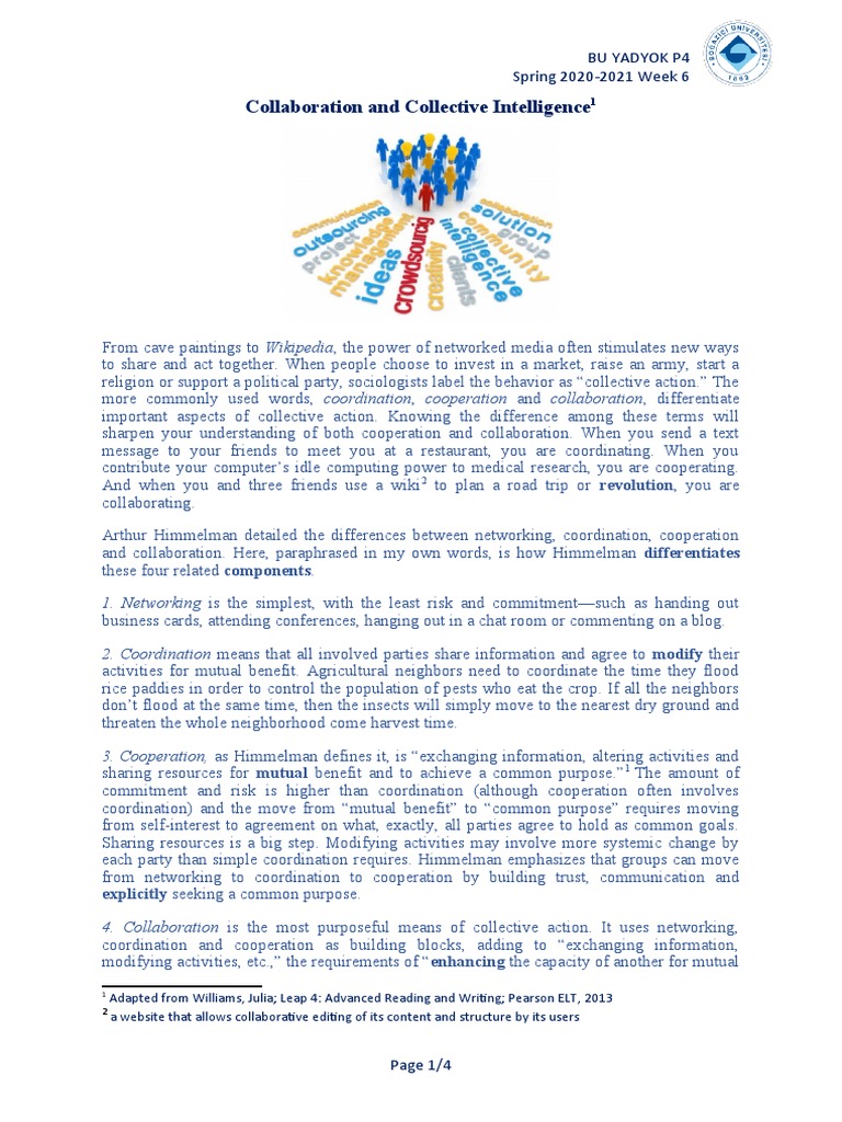 Collective Intelligence and Crowdsourcing | PDF | Collective Intelligence | Crowdsourcing