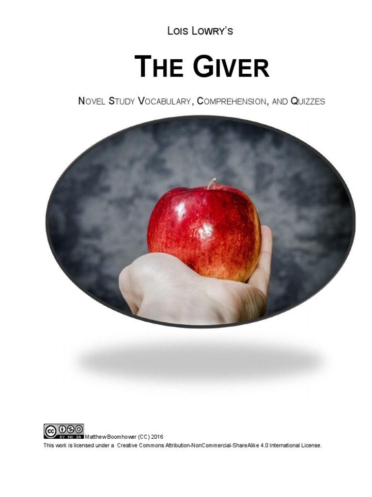 The Giver Novel Study Resources | PDF | The Giver