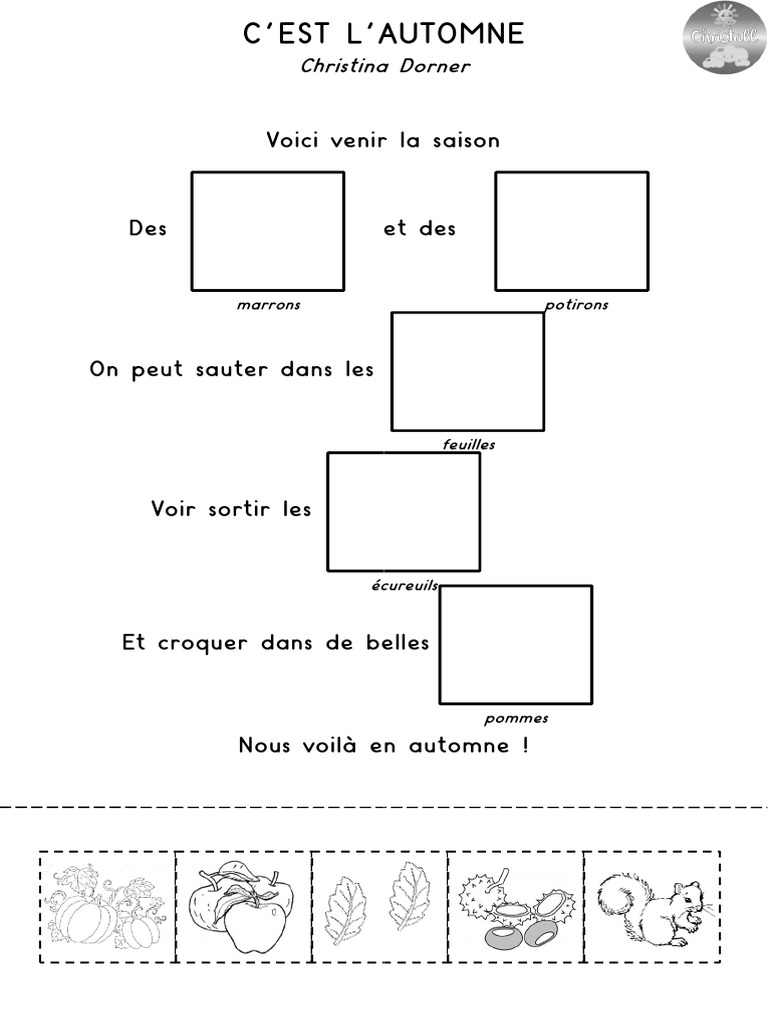 Comptine : C'est l'automne | PDF
