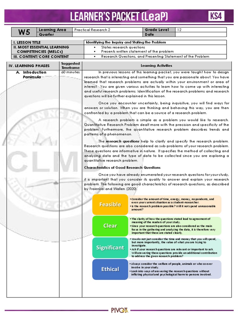 PR2 WK5 | Download Free PDF | Learning | Learning Styles