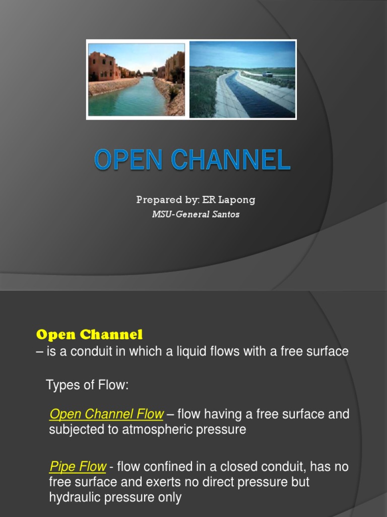 Prepared By: ER Lapong: MSU-General Santos | PDF | Fluid Dynamics | Erosion