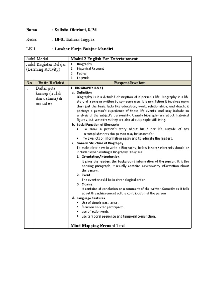English Learning Module Guide | PDF | Legends | Verb