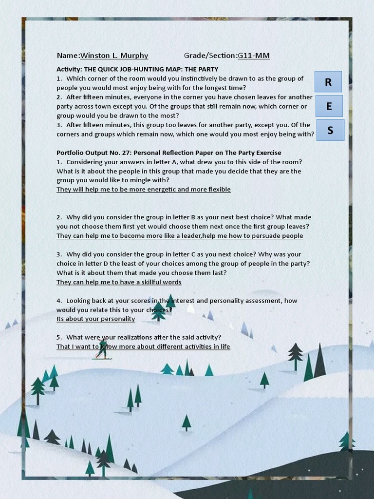 Name:Winston L. Murphy Grade/Section:G11-MM | Download Free PDF | Cognition