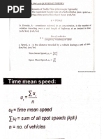 Traffic Stream Parameters and Formulas | PDF | Traffic | Speed
