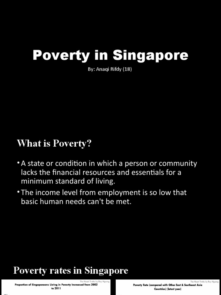 Poverty in Singapore: By: Anaqi Rifdy | PDF