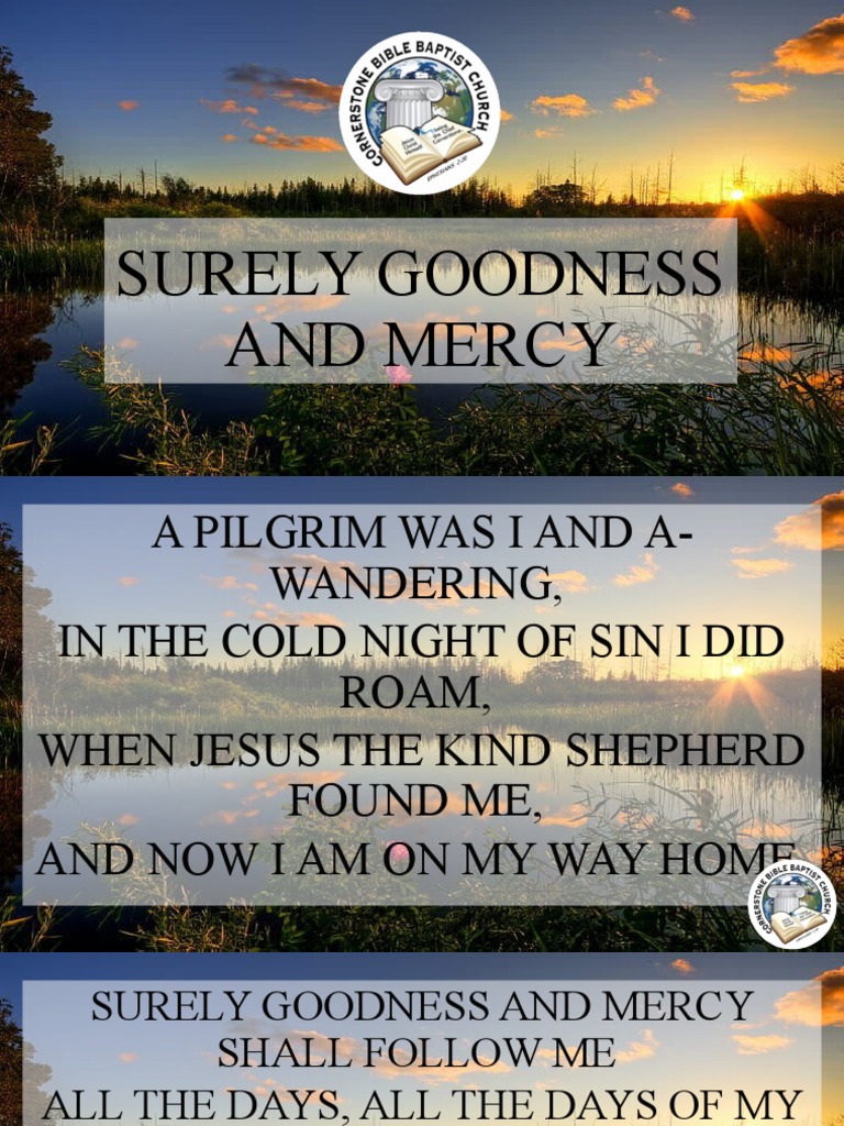 Surely Goodness and Mercy | PDF