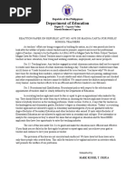 DepEd-Order-No.-42-s.-2017 PPST | PDF | Teachers | Learning