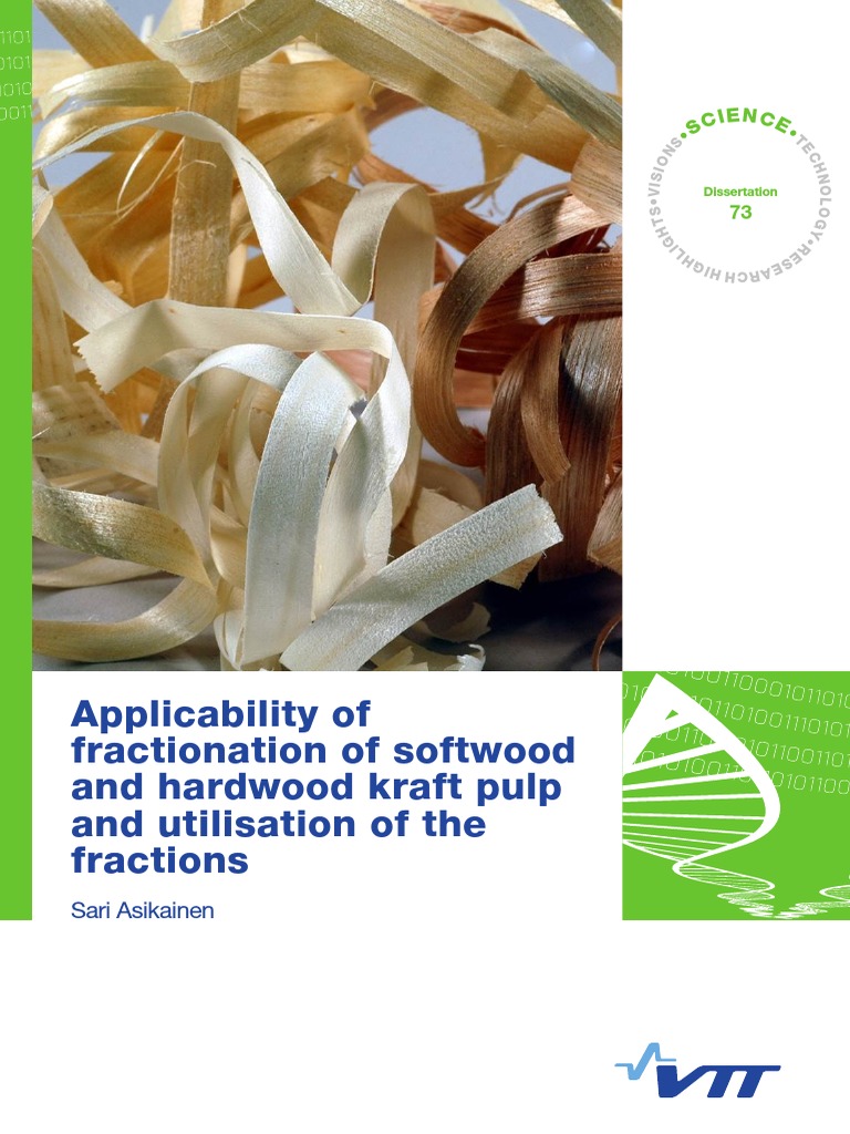 Softwood and Hardwood in Dissolving Pulp | PDF | Wood | Pulp (Paper)
