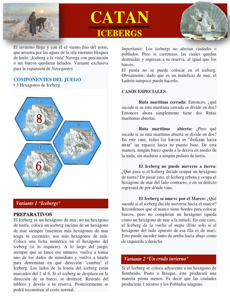 Catan Icebergs | PDF | Tierra