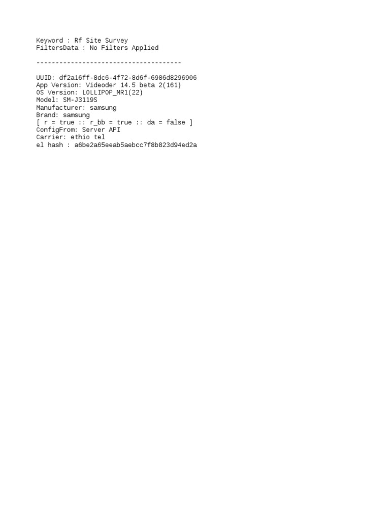 Error Log | PDF