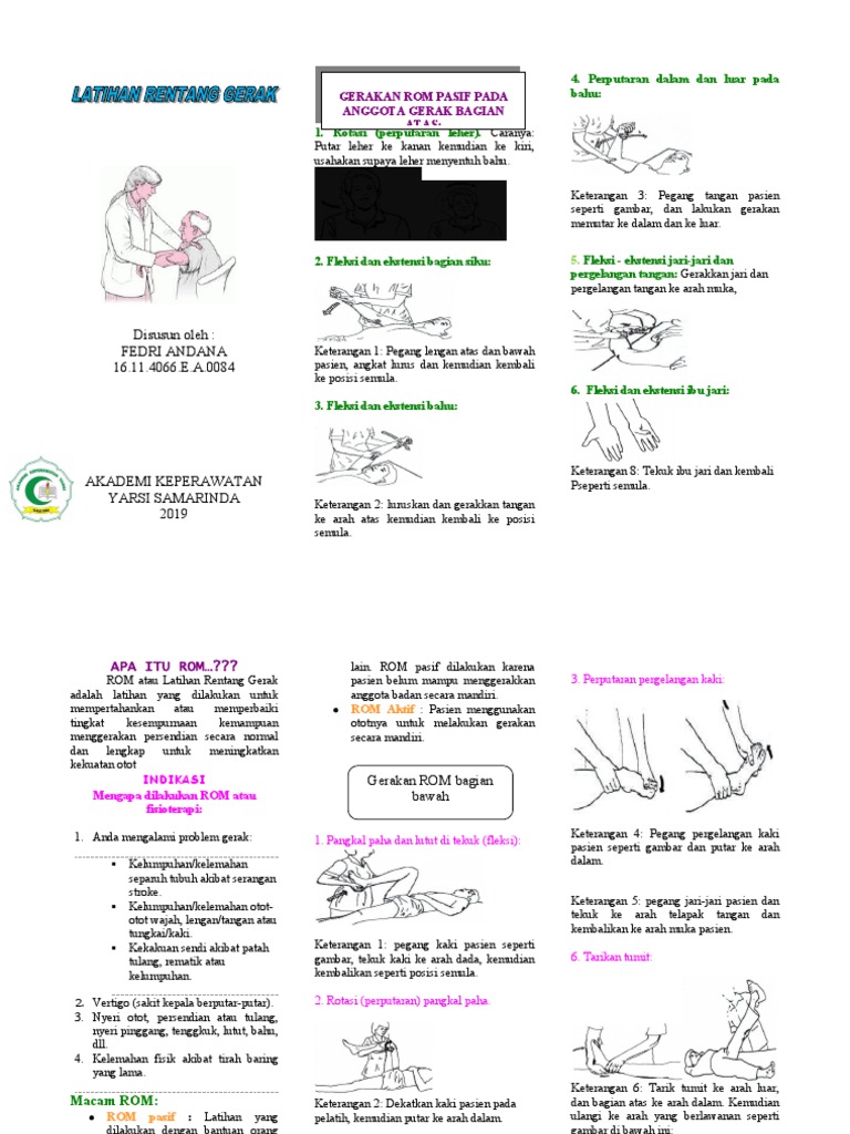 Leaflet ROM | PDF | Kesehatan Holistik | Sains & Matematika