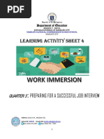 Work Immersion: Grade 12 Abm ǀ Specialized Subject | PDF | Résumé ...