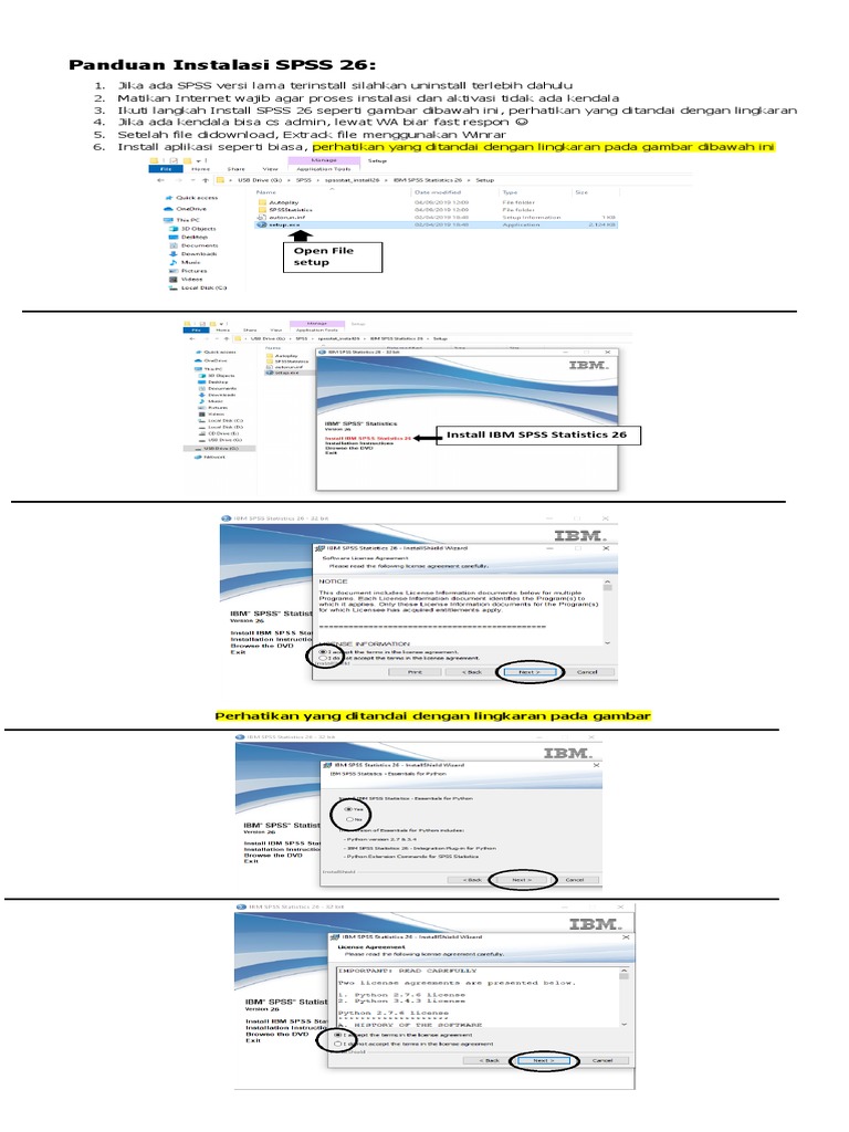 Panduan Instalasi SPSS 26 | PDF