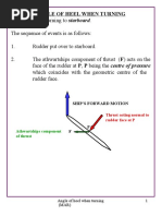 Manoeuvring Booklet | PDF | Rudder | Ships