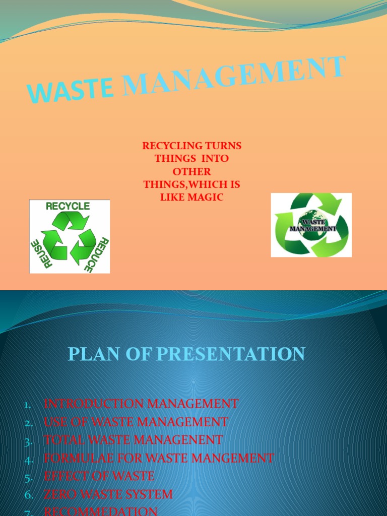Waste Management | PDF