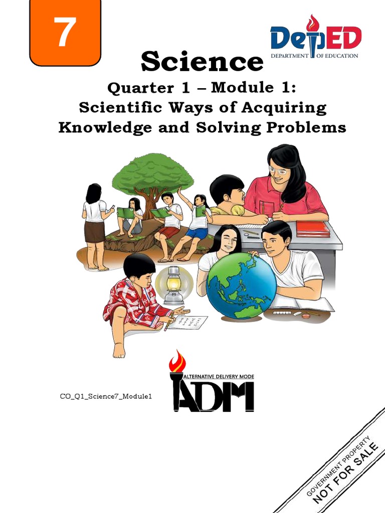 Science: Quarter 1 - Module 1: Scientific Ways of Acquiring Knowledge and Solving Problems | PDF ...