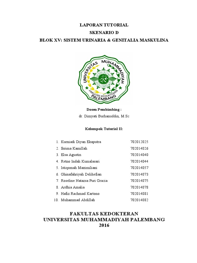 Laporan Tutorial Skenario D Blok 15 | PDF | Kesehatan Holistik