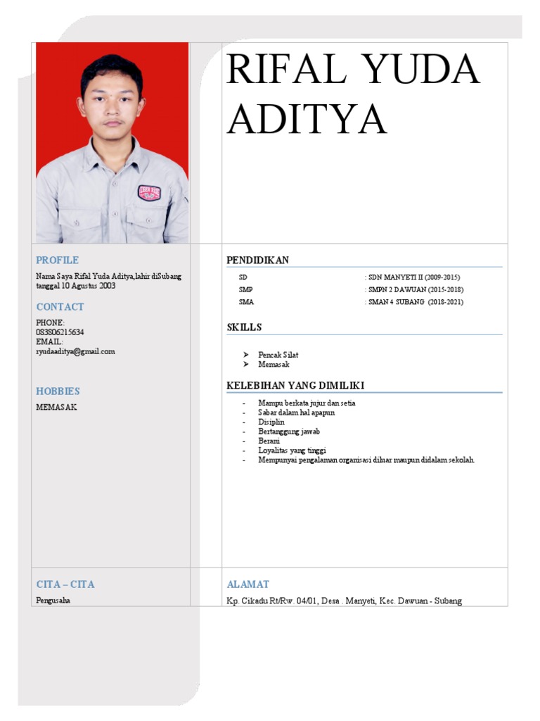 Contoh Biodata | PDF