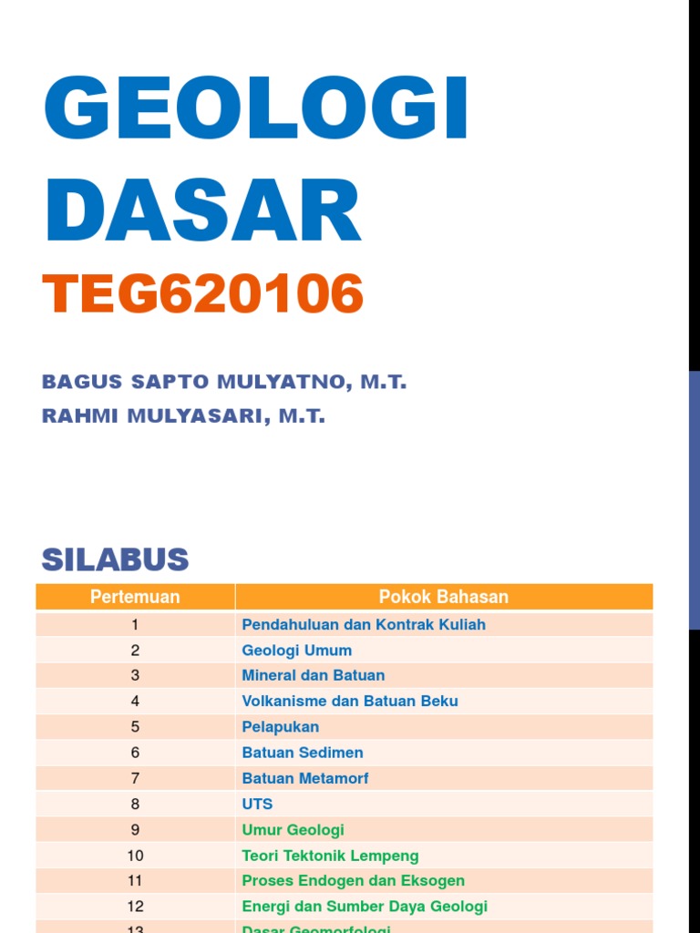 Pertemuan 2 - Geologi Dasar | PDF | Ilmu Sosial