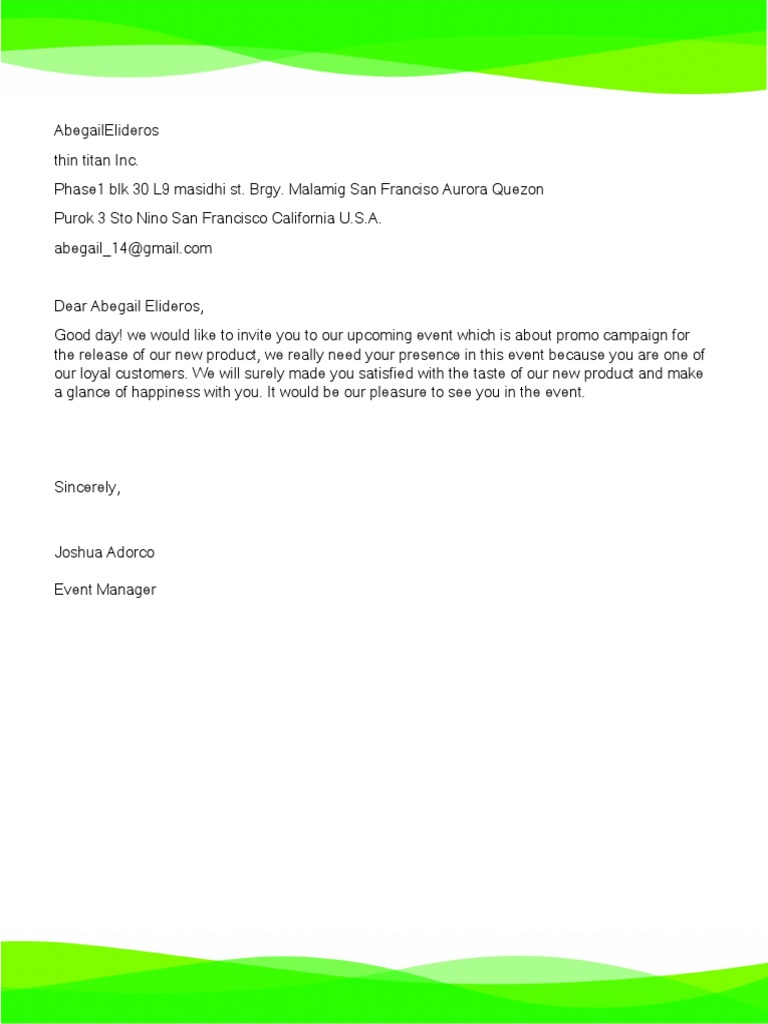 Joshua Mail Merge Assignment | PDF | Feeling | Pleasure