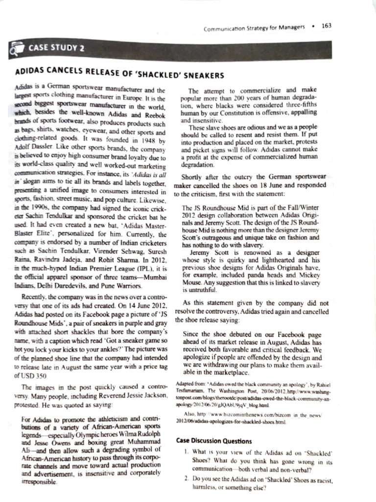 Adidas Case Study | PDF | Adidas