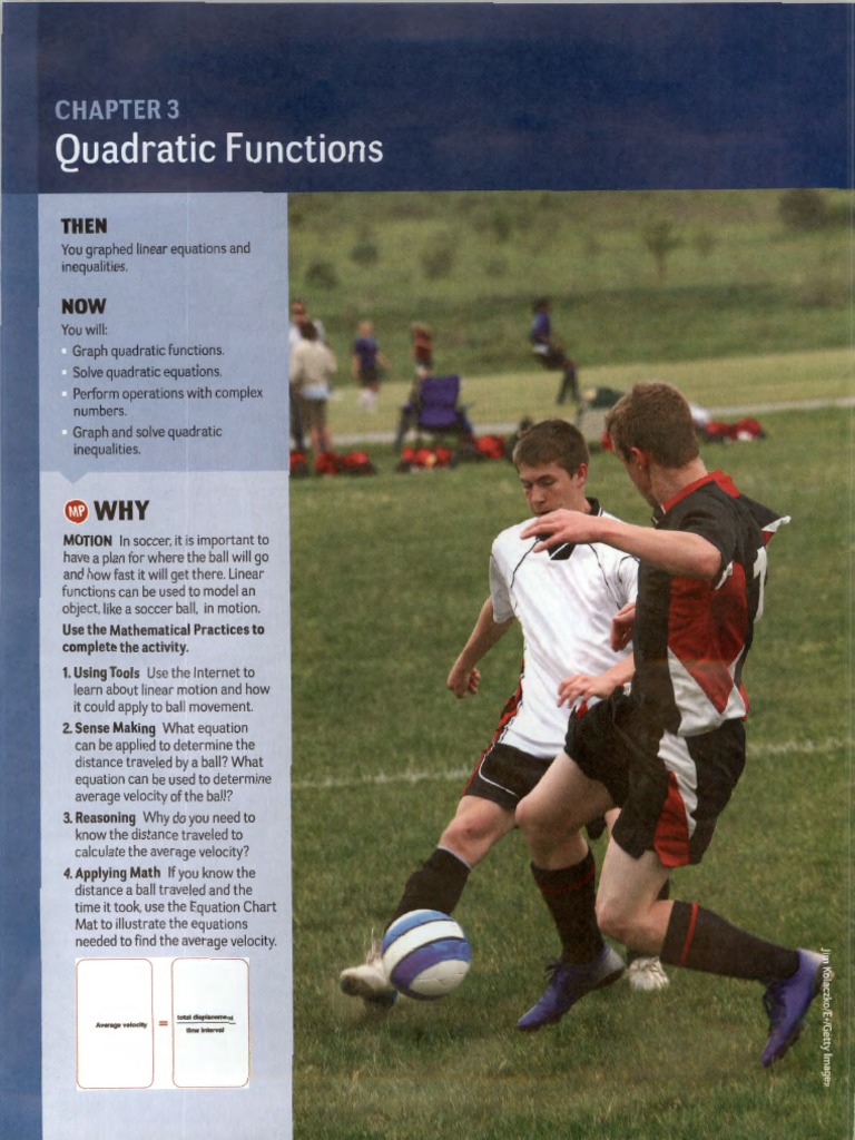 HS MATH ALG2 Chapter 3 Quadratic Functions | PDF | Quadratic Equation | Function (Mathematics)