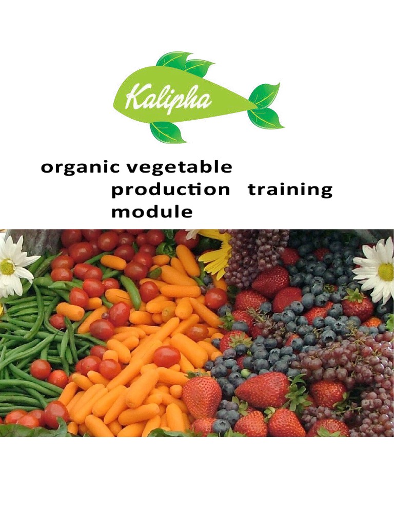 Organic Vegetable Production Training Manual | PDF | Compost | Soil